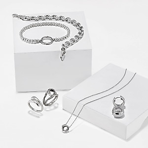 Silpada 'Linked Away' Chain Bead Bracelet in Sterling Silver, 7.5"