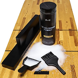 YDDS Shuffleboard Wax with Brush Set with Shuffleboard Sand Slow Speed, Shuffleboard Table Brush, Mini Dustpan and Brush for Shuffleboard Table