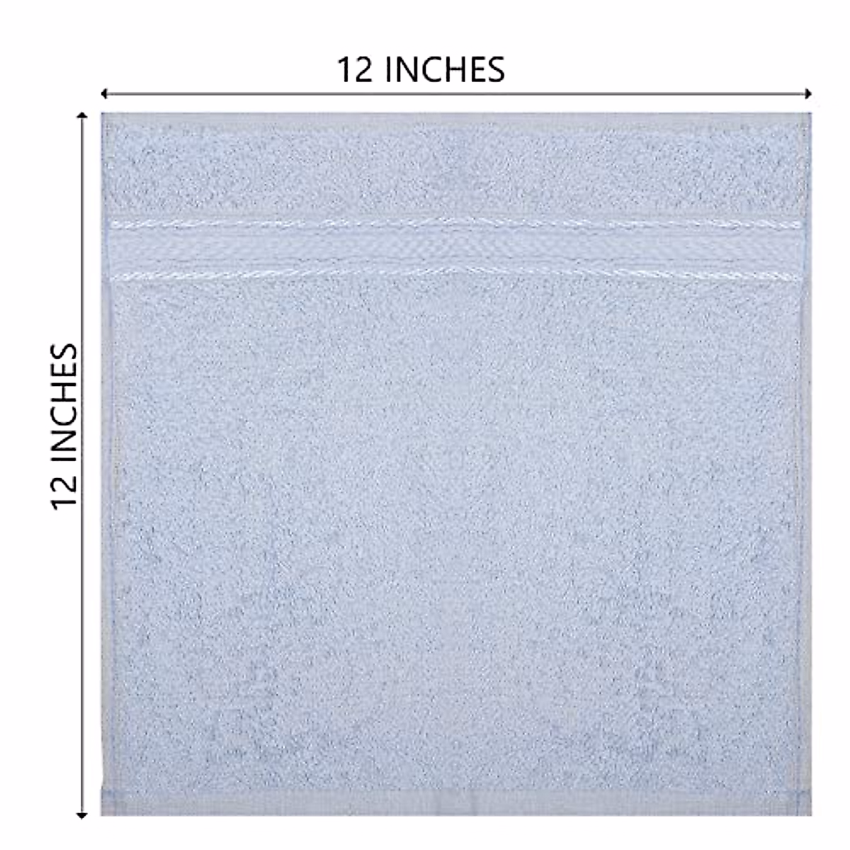 TOALLA 100% Cotton Washcloths 24 Pack|Soft Washcloth for Face|Washcloth Bulk Pack|Washcloth for Body and Face|Highly Absorbent|Fingertip Towel|Washcloth for Bath Room|12 x 12 in|Assorted