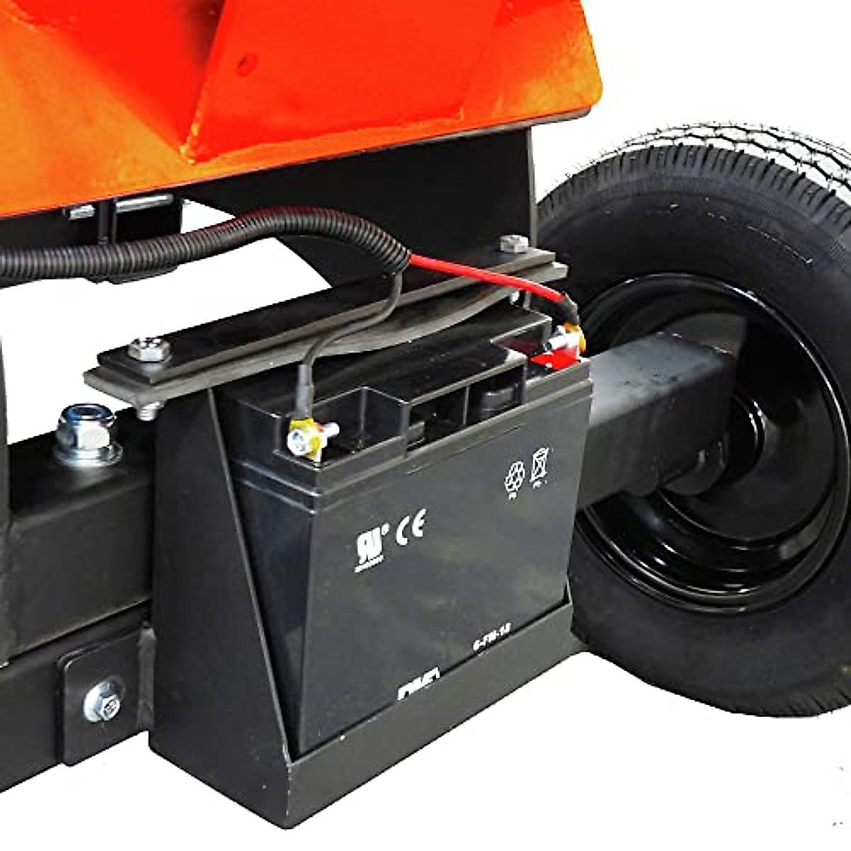 Detail K2 OPC566E 6 in. - 14HP Kinetic Wood Chipper with ELECTRIC Start and AUTO Blade Feed KOHLER CH440 Command PRO Commercial Gas Engine