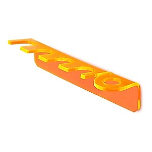 IBI Scientific PST-50 Hanging Pipette Stand with Right Side Filler Location, 9-3/4" Length x 2-1/2" Width x 2-1/2" Height, Acrylic, 4 Place