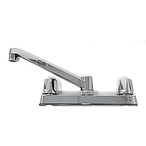 8" Faucet Sink ABS Plastic Chromed [PRO-1018] - Grifo de Plastico de Calidad para baño o cocina