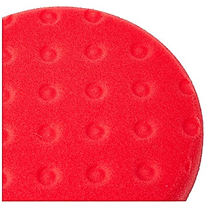 Lake Country CCSRE5 Ultra Soft Wax/Sealant Pad, 5.5-inch Foam Pad, Red
