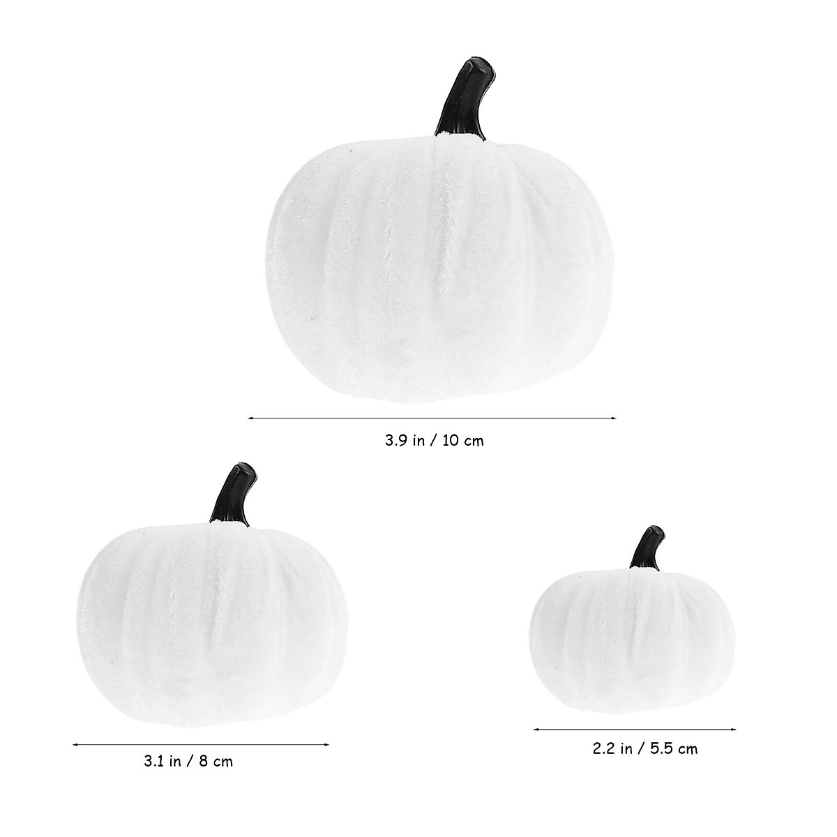 Didiseaon 9pcs Halloween Decorations Decorate Pumpkin Foam Props Reward Supplies Flannel Venue Setting Props Thanksgiving Tabletop Decor Thanksgiving Party Decor Fake Pumpkins Prop