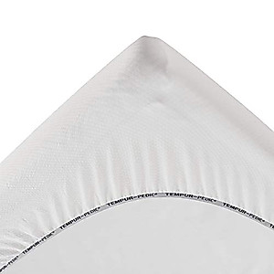 Tempur-Pedic Cool Luxury Mattress Pad, Queen, White