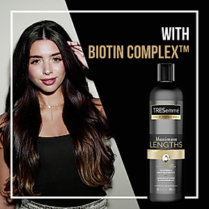 TRESemmé Shampoo Biotin for Dry Hair and Split Ends Max Lengths Sealing Split Ends 20 Fl Oz (Pack of 4)
