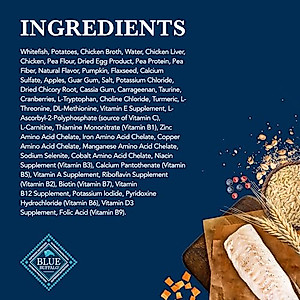 Blue Buffalo Natural Veterinary Diet GI Low Fat Gastrointestinal Support Wet Dog Food, Veterinarian's Prescription Required, Whitefish, 12.5-oz Can (Pack of 12)