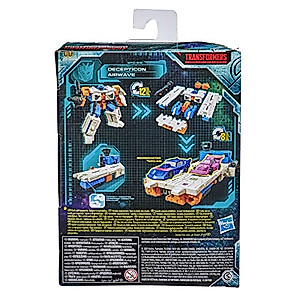 Transformers Toys Generations War for Cybertron: Earthrise Deluxe WFC-E18 Airwave Modulator Figure - Kids Ages 8 and Up, 5.5-inch