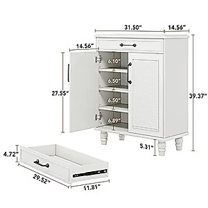 LITTLE TREE Shoe Cabinet, White
