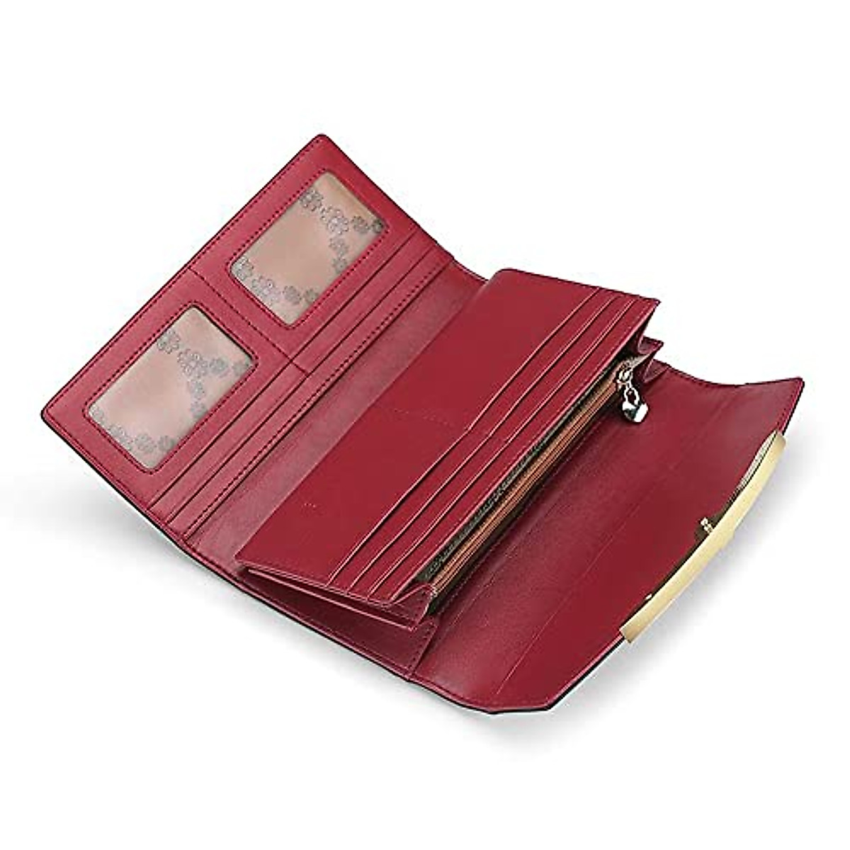 SXBCyan Coin Purse Card Holder Women's Wallet RFID Atmosphere Multi-functional Fashion Simple