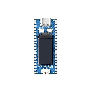 Waveshare RP2040-LCD-0.96 A Low-Cost High-Performance Pico-Like MCU Board Based On Raspberry Pi Microcontroller RP2040 Compatible with Most of The Raspberry Pi Pico Add-On Modules