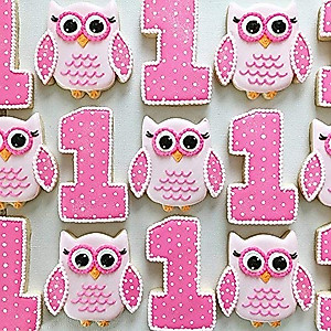 Number 1 Cookie Cutter 2-Pc. Set Made in USA by Ann Clark, 3.25", 4.5"