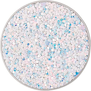 PopSockets Phone Grip with Expanding Kickstand, Glitter PopGrip - White