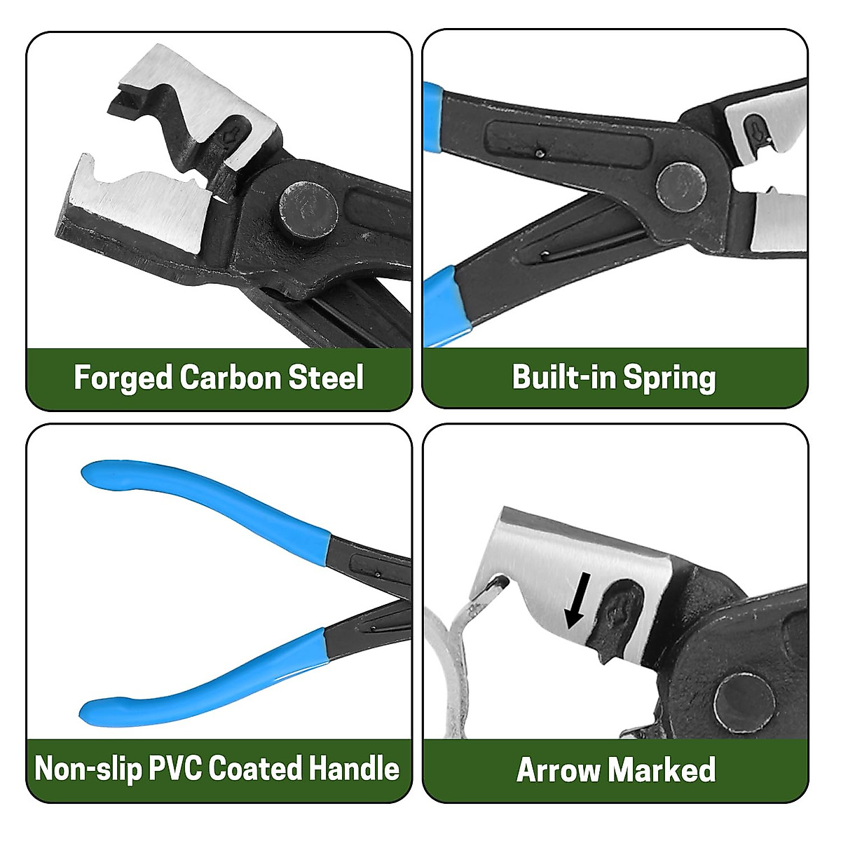 Clic-R Type Collar Pliers，Hose Clamp Pliers Clic，CV Boot Clamp pliers for Mercedes-Benz BMW Audi VW