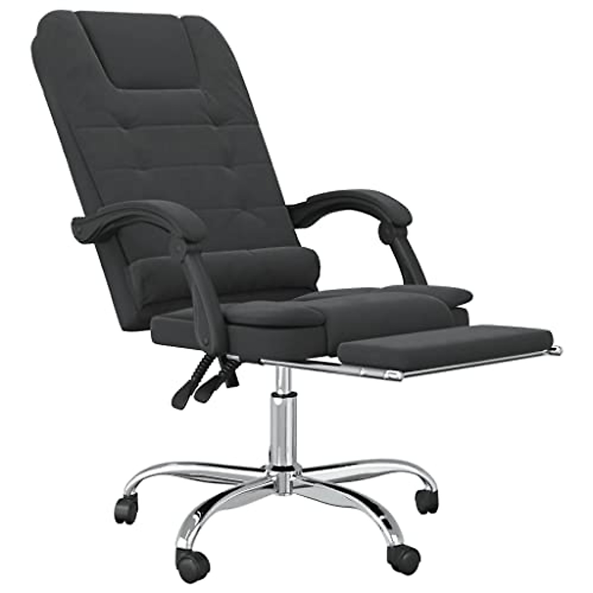 WEHUOSIF Massage Reclining Office Chair,Tall Office Chair,Execuive Desk Chair,Rolling Chair,Swivel Stool,Computer Chair,for Living Rooms,Bedrooms,Meeting Rooms,Offices,Black Velvet