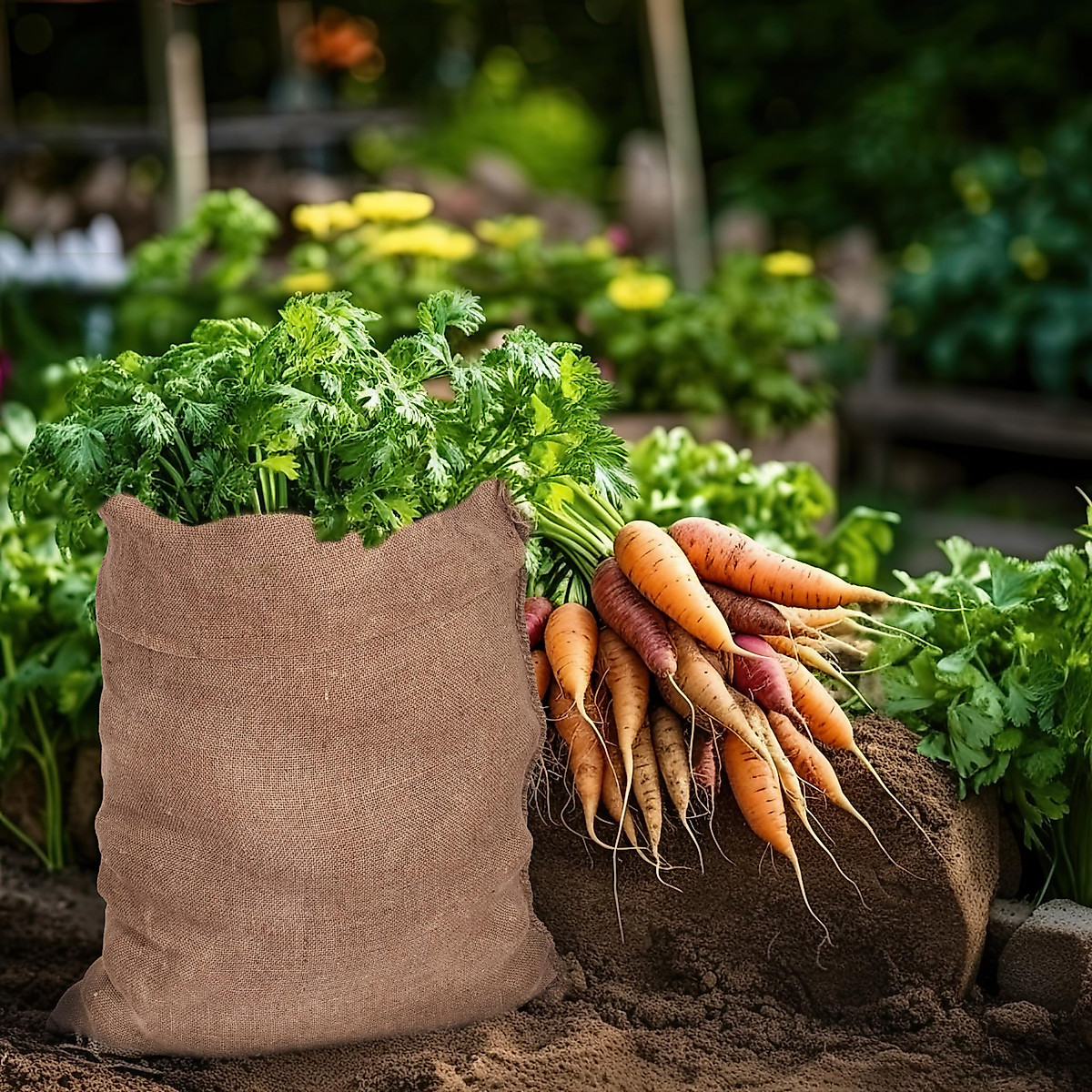 COTTON CRAFT Burlap Potato Sack Bag - Set of 4 Jute Potato Sack Race Bags - Large 24x39 Adult & Kids Sturdy Easter Outdoor Games Birthday Block Party Toy Storage