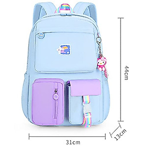 Unicorn Kids Backpack Girls Backpacks Elementary Bookbags School Bags Daypacks Send Pendant