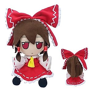 KILA MILA Anime Figure Reimu Doll Plush Stuffed Toy Kawaii Plushies Cosplay Gift
