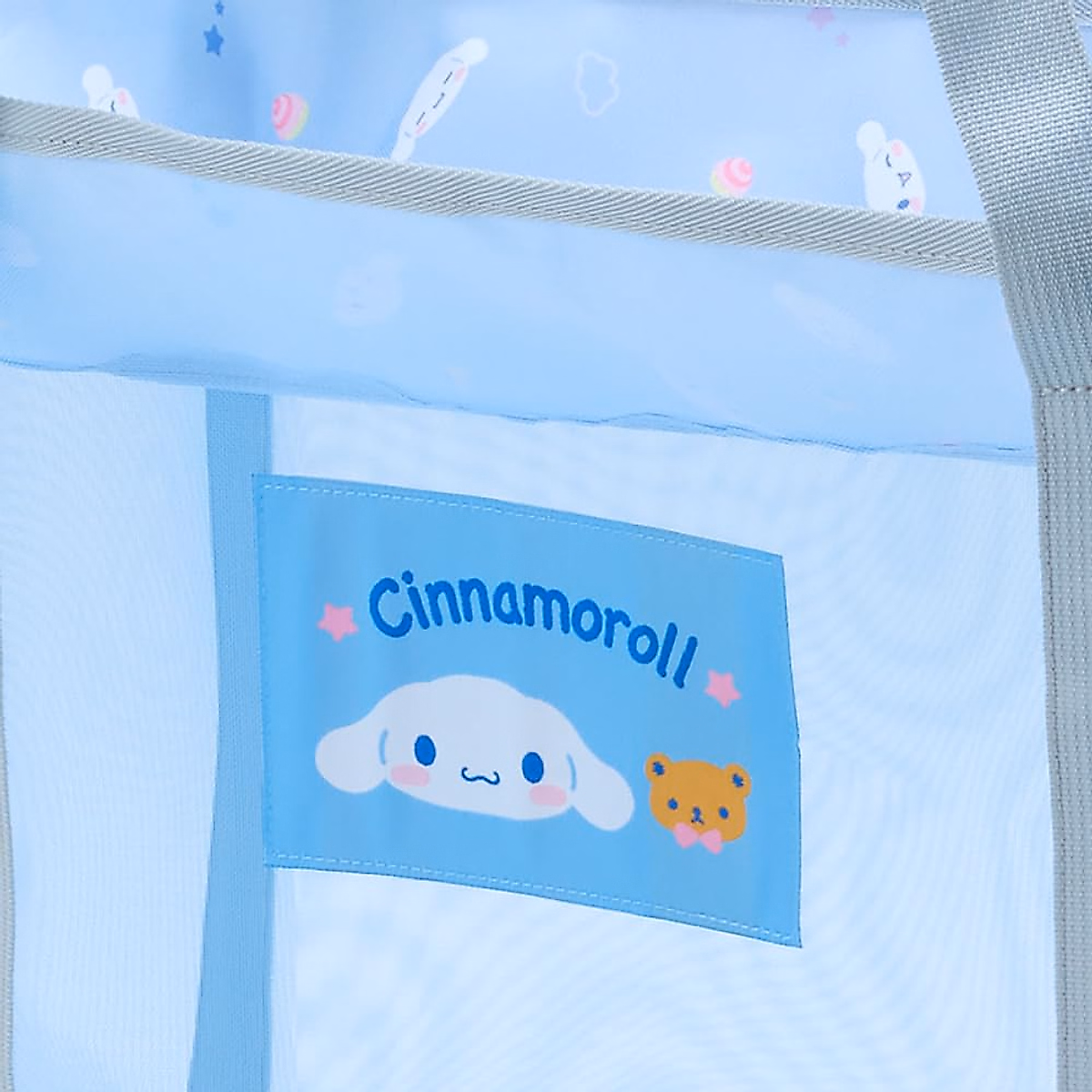 Sanrio 942391 Sanrio Cinnamoroll, Mesh Storage Case, L, Character