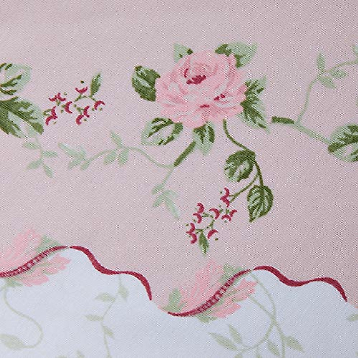 Rose Printed Tablecloth 60 inch Round or 61"x98" Rectangle Tablecloth Fabric Table Cover for Kitchen, Dining Room and Party (155 cm ≅ 60 inch Round)