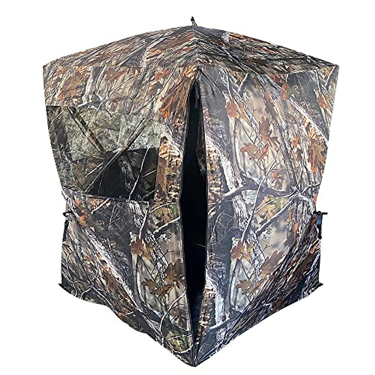 THUNDERBAY SPUR Collector 2 Person Hunting Blind, Pop-up Ground Blind with Silent Sliding Window