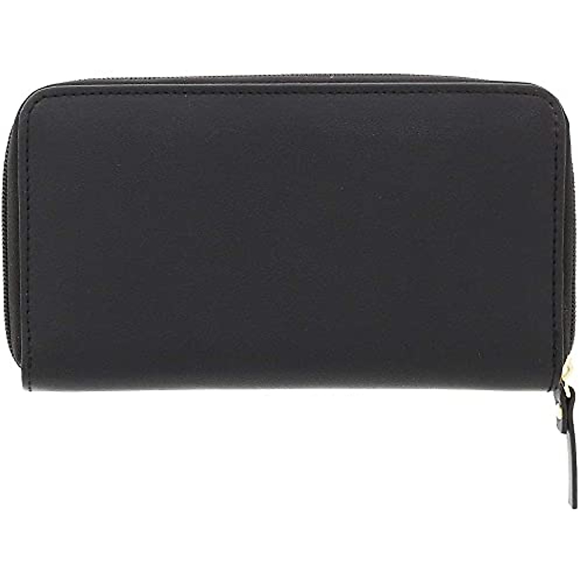 SUN-STAR FLat Pencil Case Compact, Cosmetic Makeup Pouch, Lay Flat Pen, Black