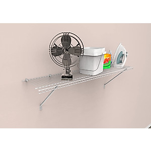 ClosetMaid 51041 Prepack Wire Shelf Kit, 4-Feet , White