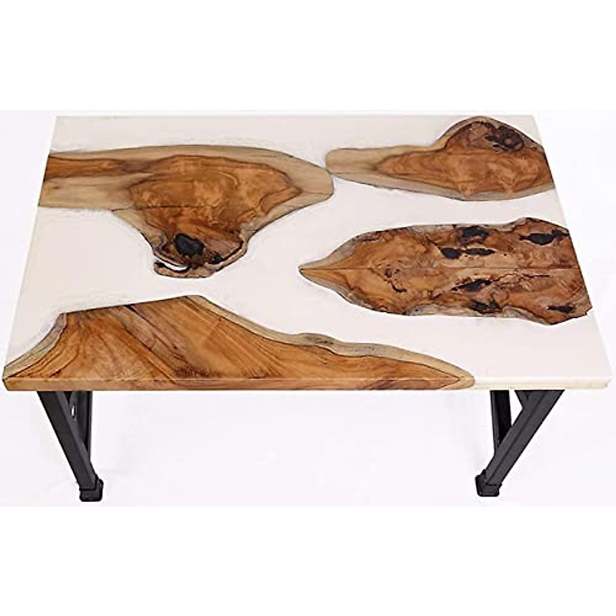 Epoxy Table, Live Edge Wooden Table, Epoxy Resin River Table, Natural Wood,Dining table, Natural Epoxy Table, Resin Table