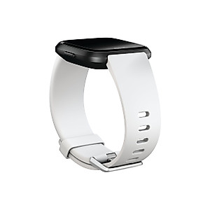 Fitbit Versa Family Accessory Band, Official Fitbit Product, Classic, White, Large