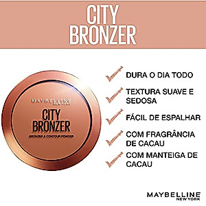 Maybelline New York City Bronzer Powder Makeup and Contour, 200, 0.32 Oz