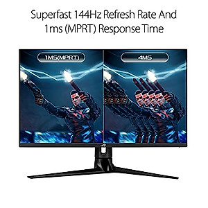 ASUS ROG Swift PG32UQ 32” 4K HDR 144Hz DSC HDMI 2.1 Gaming Monitor, UHD (3840 x 2160), IPS, 1ms, G-SYNC Compatible, Extreme Low Motion Blur Sync, Eye Care, DisplayPort, USB, DisplayHDR 600