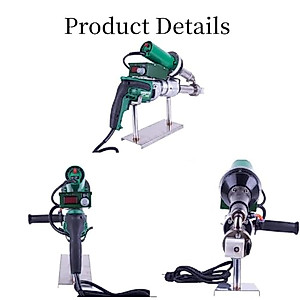 1600W Hand Extrusion Welder Gun Plastic Handheld Extruder Welding Gun PP HDPE LDPE Pipe Welding Machine (110V Extruder)