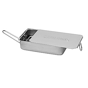 Gourmet Mini Stovetop Smoker - Stainless Steel Smoker Box w/Hickory Smoking Wood Chips - Works On Any Heat Source, Indoor Stovetop or Outdoor BBQ Grill-Great Fathers Day Gift & Grilling Gift for Men