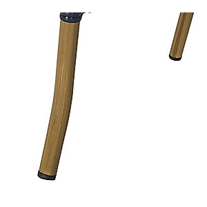 Safavieh PAT4014A-SET2 Outdoor Collection Rosen Navy and White French Bistro Stacking Arm Chair