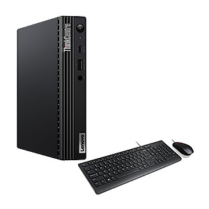 LENOVO ThinkCentre M80q Home & Business Mini Desktop (Intel i3-10100T, 16GB RAM, 512GB PCIe SSD, Intel UHD 630, WiFi 6, BT 5.2, USB Keyboard, USB Mouse, HDMI, Win 11 Pro) w/Dockztorm Hub