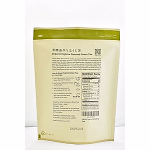 Hojicha Tea, Roasted green Tea, Low caffeine, JAS Certified Organic, Japanese Tea, 150g Bag 【YAMASAN】