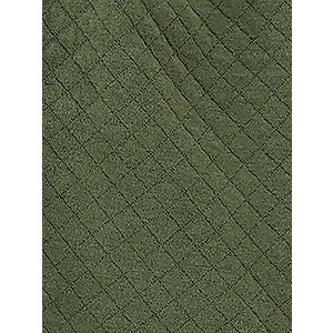 Simple Joys by Carter's Baby Girls' 4-Piece Bodysuit and Vest Set, Grey/Indigo/Olive/White Floral, 18 Months