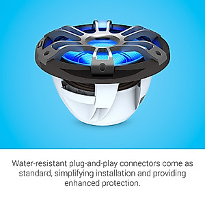 Garmin Fusion® Signature Series 3i Marine Subwoofers, 10" 600-watt CRGBW Sports Gray Marine Subwoofer