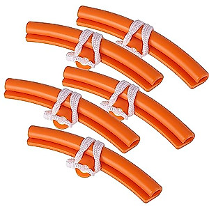 P1Tools Wheel Rim Protector Set, Rubber Wheel Changing Rim Edge Savers for a Motorcycle, Car or ATV Orange 5 PACK