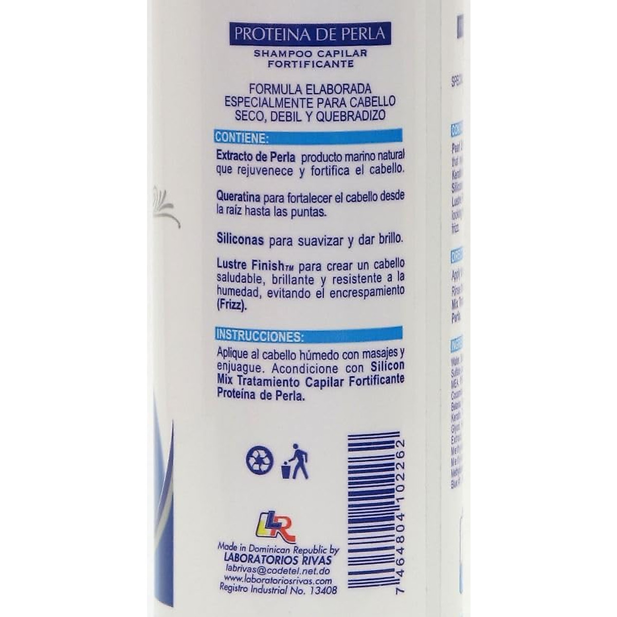 Silicon Mix Proteina De Perla & Shampoo 16 Oz Hair Treatment and Shampoo 16oz