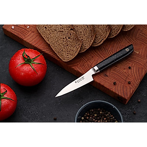 SUMIKAMA VG-10PRO 52008 Kasumi Paring Knife, Made in Japan, 3.1 inches (8 cm), With Main Blade, Sharpness, Paring Knife