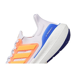 adidas Men's Ultraboost Light White/Solar Gold/Lucid Blue 9 D (M)
