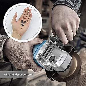 Micro Traders 4 Pairs of Angle Grinder Carbon Brushes 5x8x17mm 1607014116 Compatible with Bosch PWS7-115 GWS9-125 S4B GWS500 GWS650 PWS500 PWS550 Power Tool Replacement Accessories