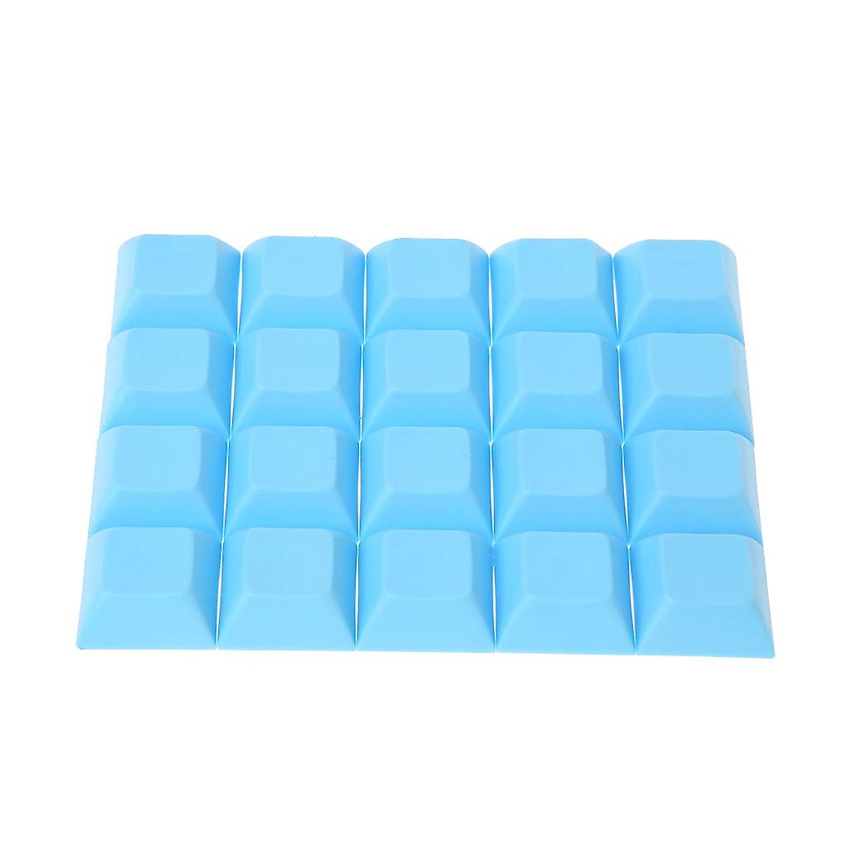 Y-QUARTER PBT Keycaps DSA 1u Blank Printed Keycaps for Gaming Mechanical Keyboard,Suit for Game Lover Gifts, Multicoloured, one size