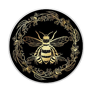 Beekeeper Bee Hive Floral Circle Flowers Florist Nature Bee PopSockets PopGrip: Swappable Grip for Phones & Tablets