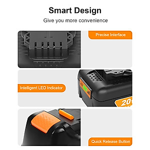 TeenPower Upgraded 20V 6.0Ah Battery Replacement for Dewalt 20v Battery 2Pack with DCB112 Charger Combo