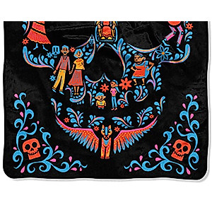 Disney Pixar Coco Family Tree Fleece Super Plush Throw Blanket 46" x 60" (117cm x 152cm)