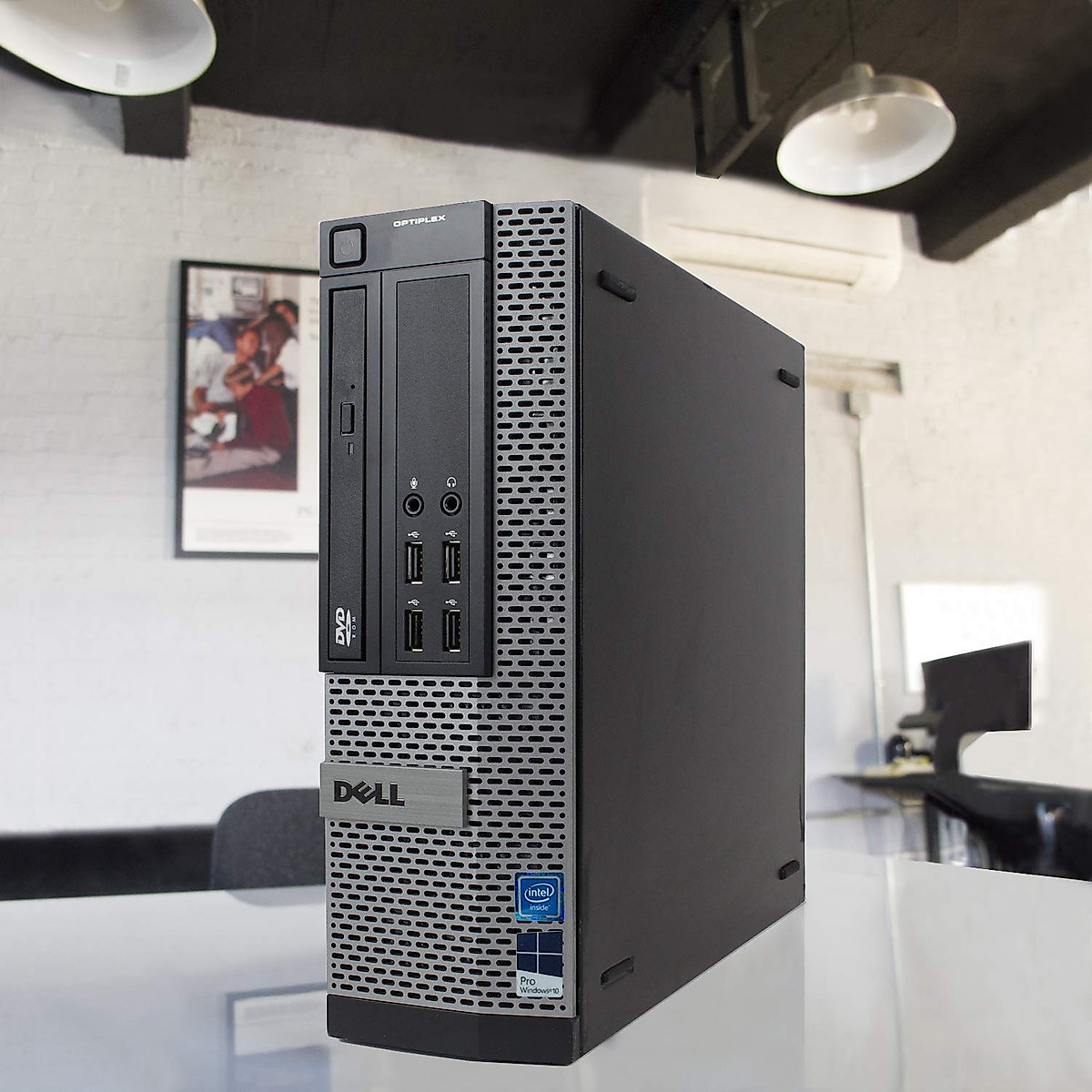 Dell Optiplex 9010 Desktop Computer - Intel Core i7 3.8GHz, 16GB DDR3, New 500GB SSD, Windows 10 Pro 64-Bit, WiFi, DVDRW (Renewed)