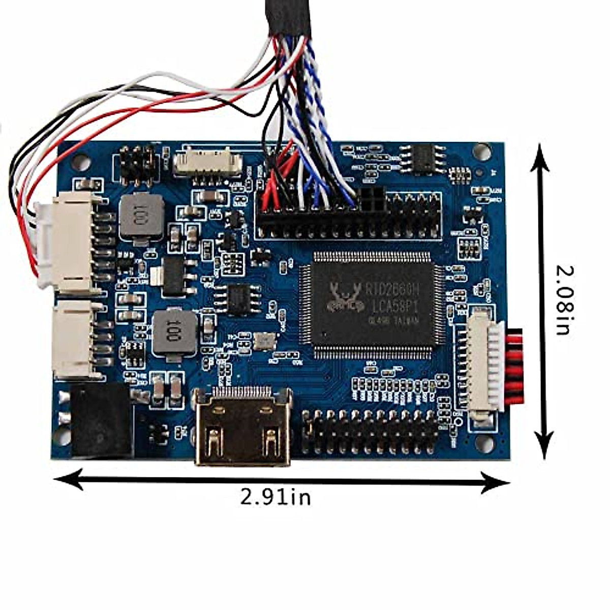 VSDISPLAY HD-MI LCD Controller Board Work for 7" 10.1" N070ICG-LD1 (40Pin) B101EW05 LP101WX1 HSD101PWW1 N101ICG-L21 PO101WX01 1280x800 LED 40Pin LCD Panel