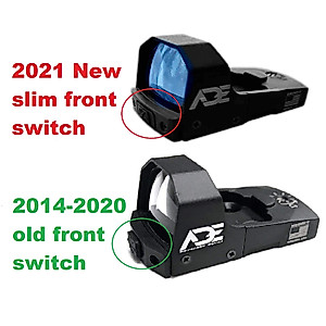 Ade Advanced Optics RD3-006B-2 Green Dot Sight for Handgun - Compatible with Doctor/Venom/Fastfire Footprint Red Dot